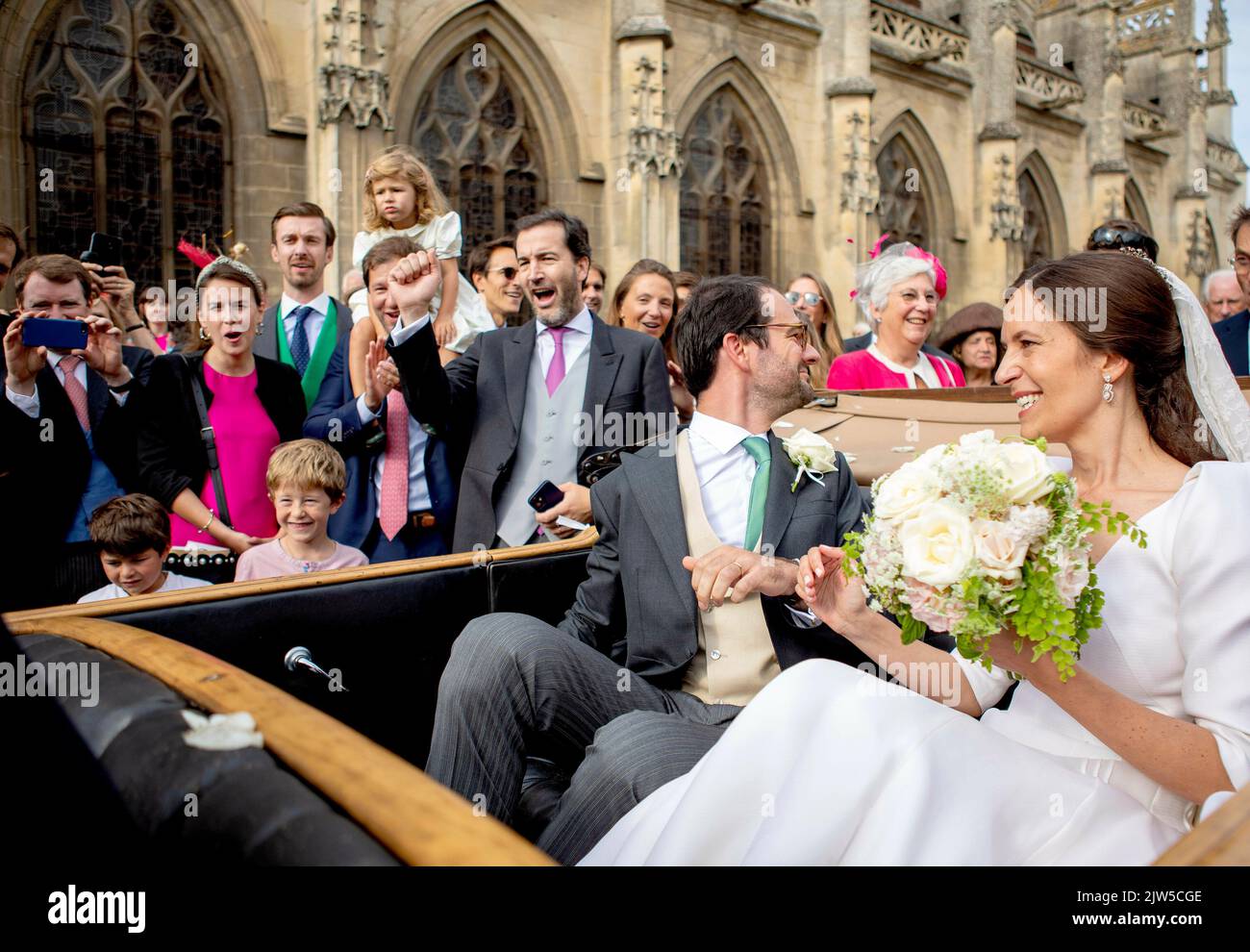 Le comte Charles Henri d'Udekem d'Acoz et la comtesse Caroline Philippe ...