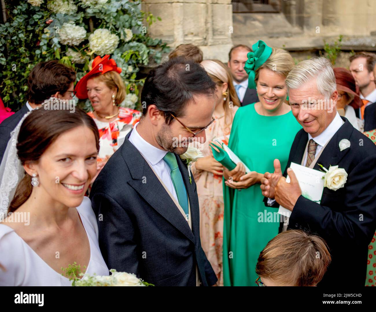 Le comte Charles Henri d'Udekem d'Acoz et la comtesse Caroline Philippe ...