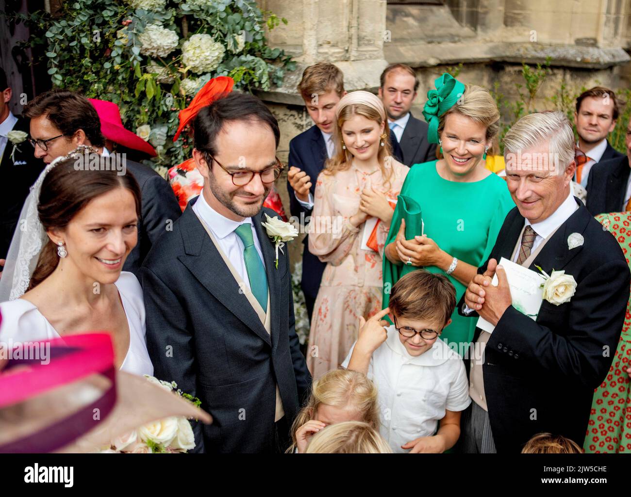 Le comte Charles Henri d'Udekem d'Acoz et la comtesse Caroline Philippe ...