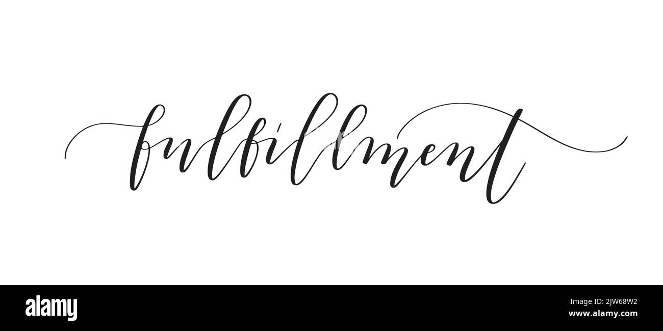 Réalisation joli mot de calligraphie moderne pour des affiches ou des ...