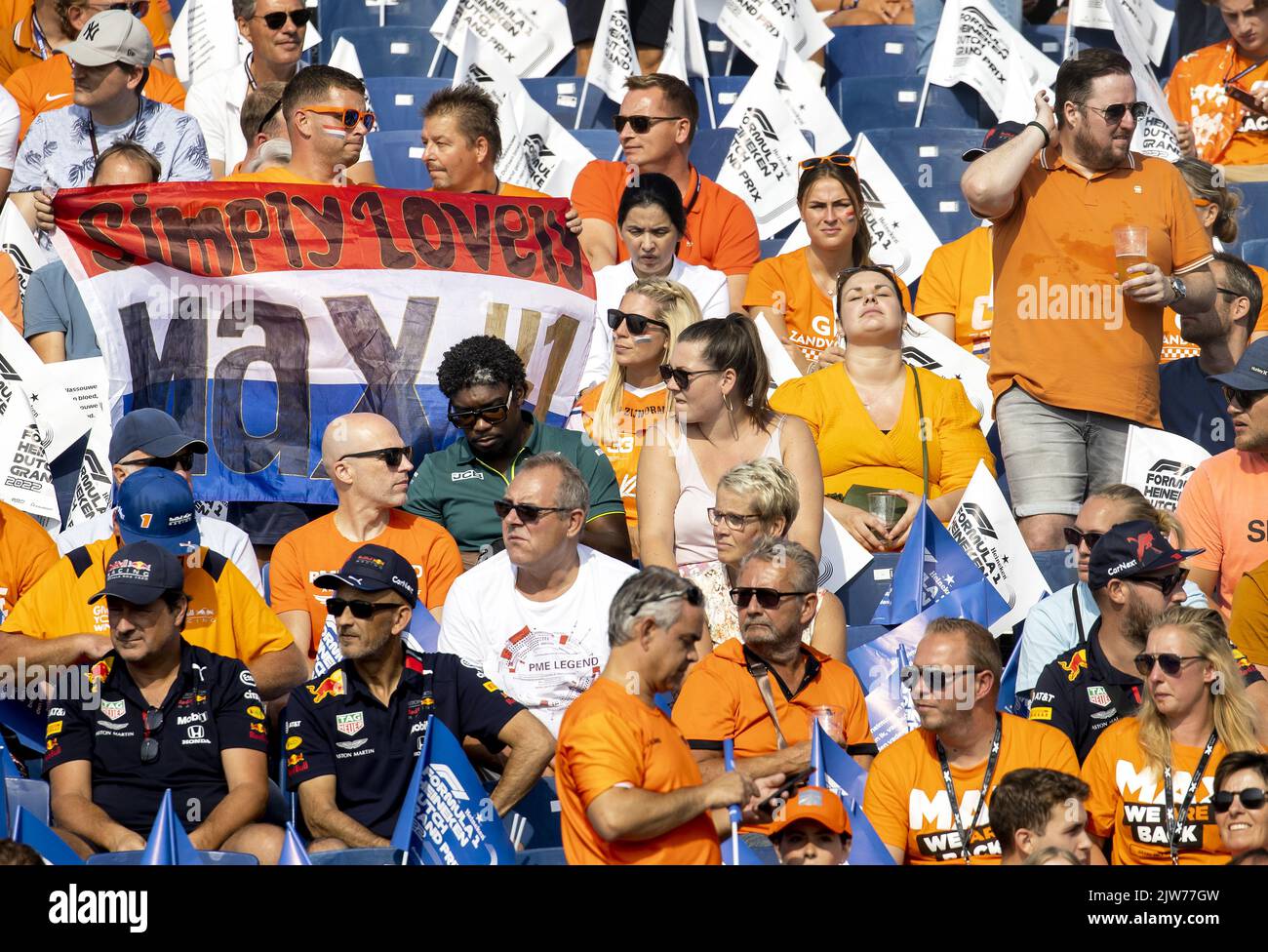 ZANDVOORT - audience devant le Grand Prix des pays-Bas F1 au circuit ...