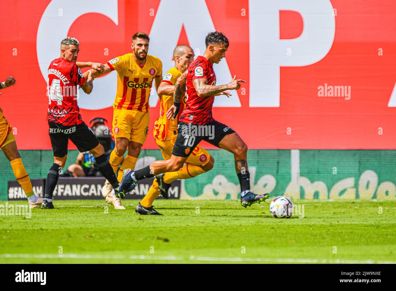 MALLORCA, ESPAGNE - SEPTEMBRE 3: Antonio Sanchez du RCD Mallorca ...