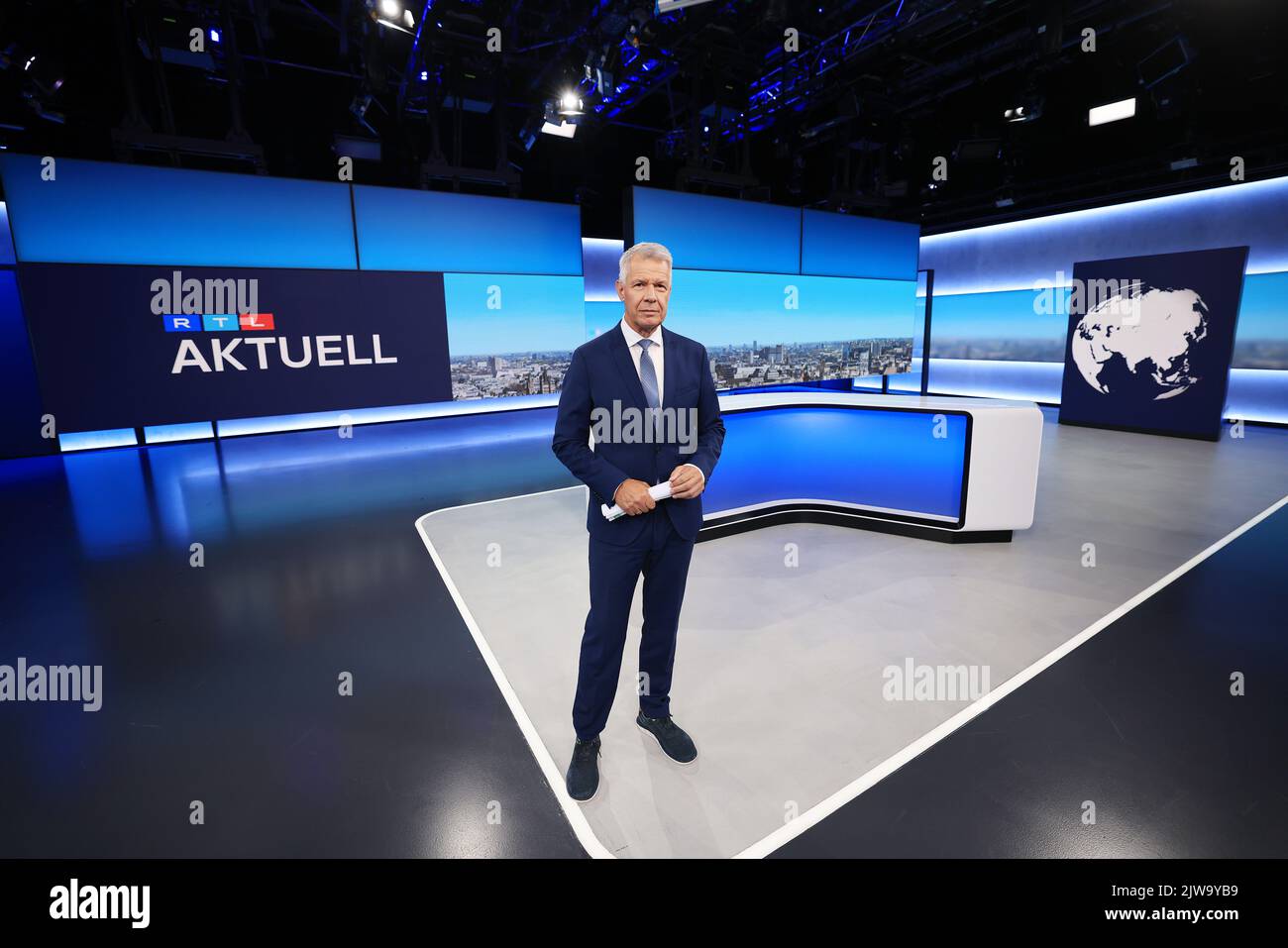 Cologne, Allemagne. 31st août 2022. Peter Kloeppel, présentateur de ...