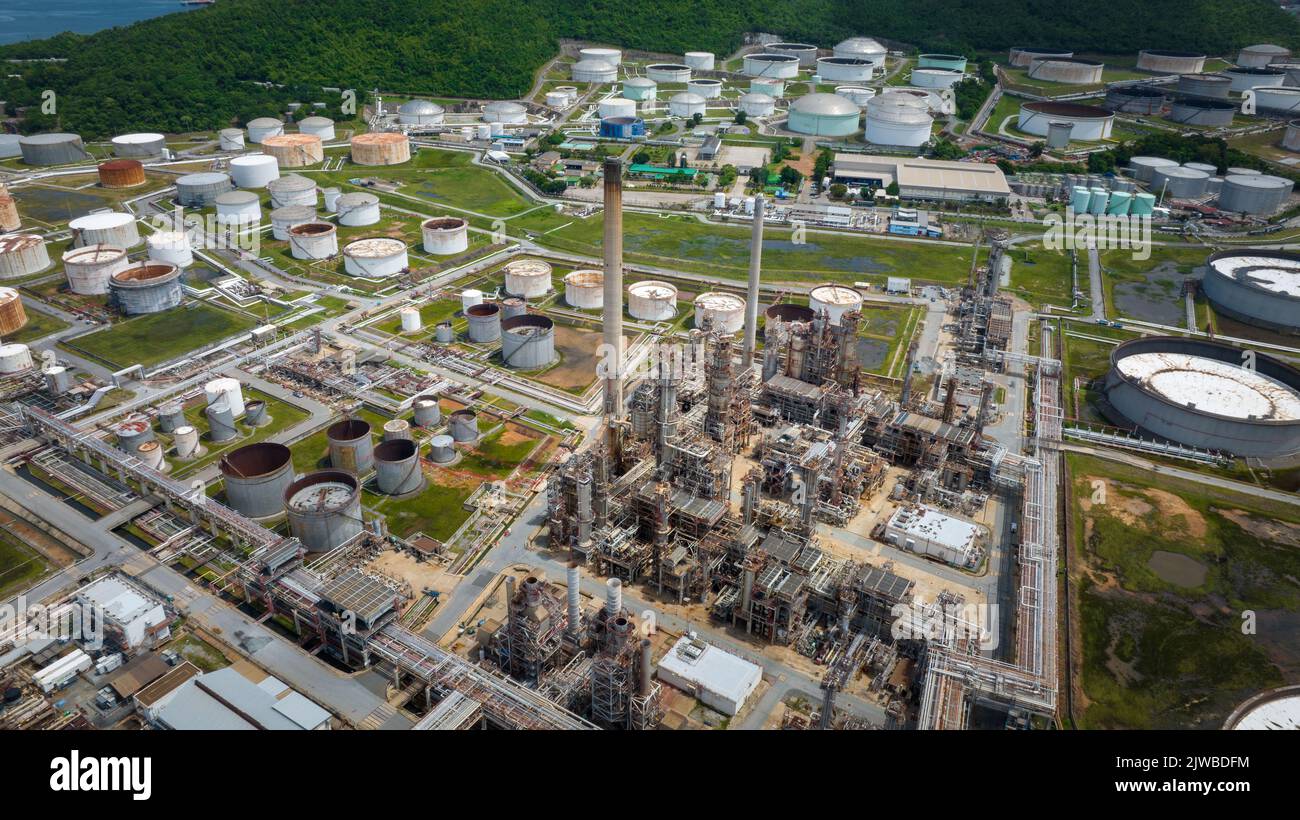 Raffinerie de pétrole gaz matériel chimique prédiction importation ...