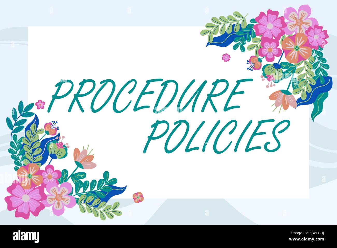 Rédaction affichage de texte politiques de la procédure principes ...