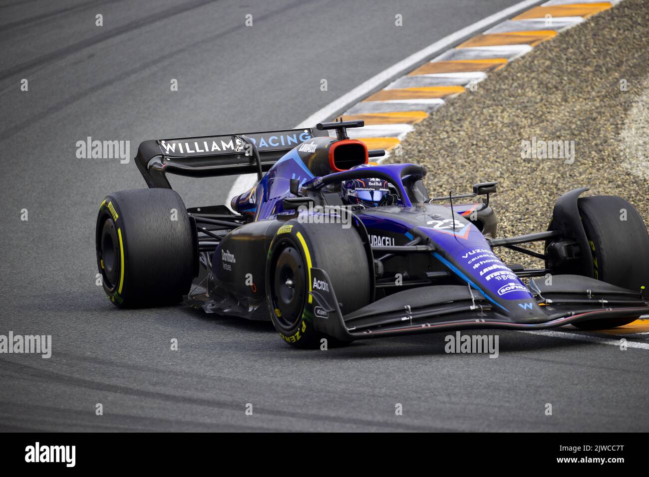 ZANDVOORT - Alexandre Albon (23) avec le Williams FW44 lors du Grand ...