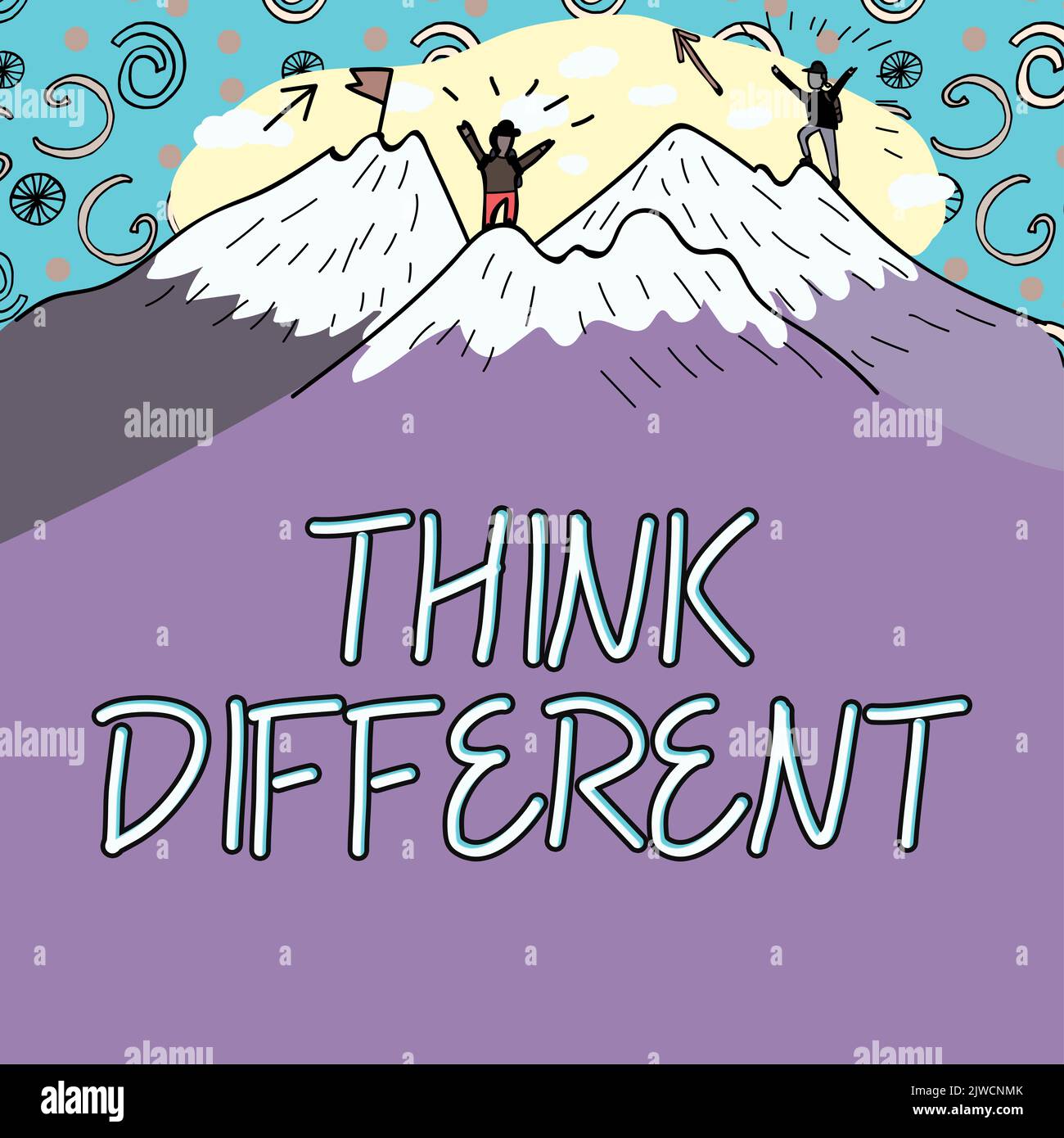 Inspiration montrant le signe de la véritable Leaderone qui se déplace ...