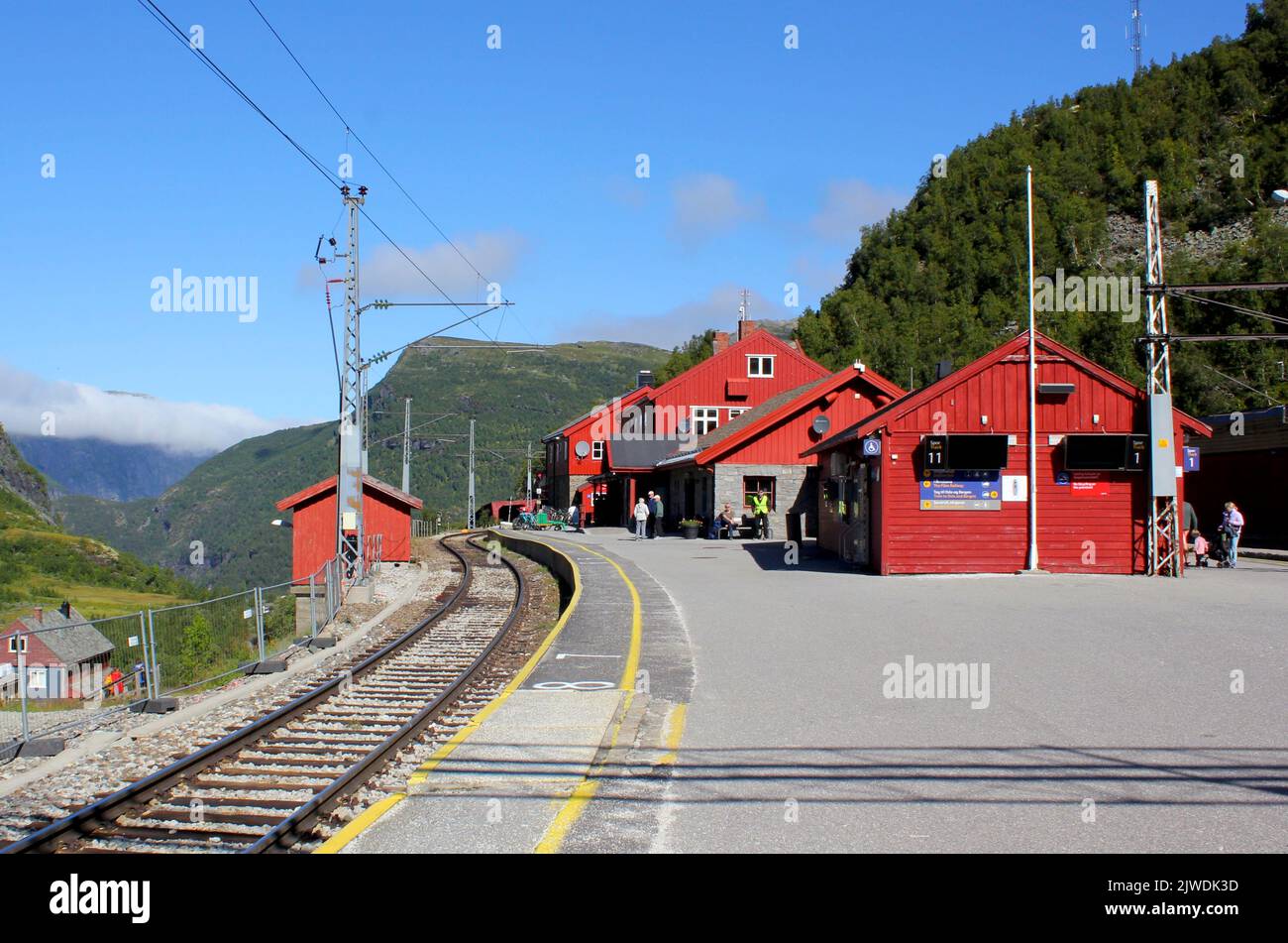 Le chemin de fer flam myrdal Banque de photographies et d’images à ...