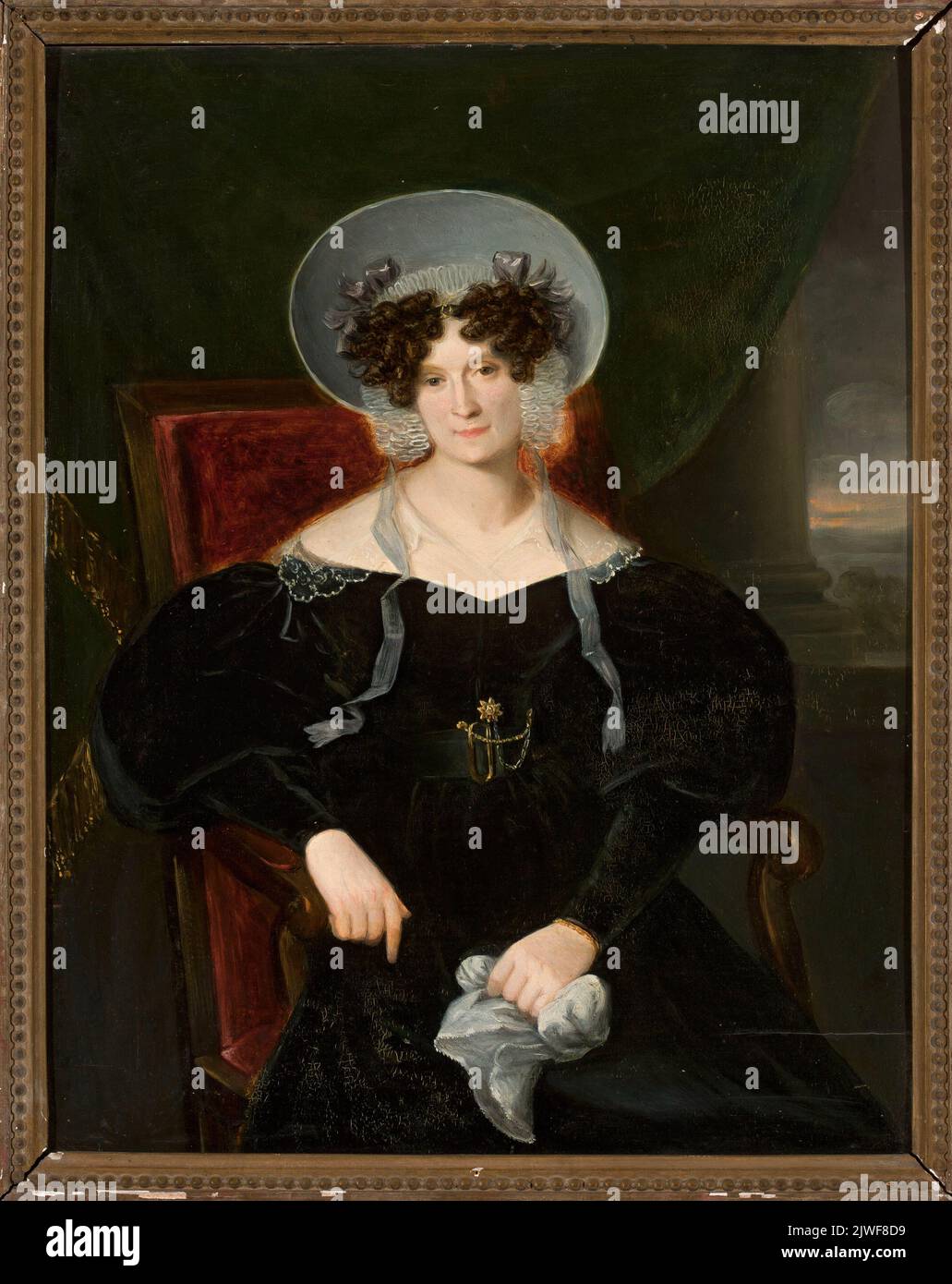 Portrait de Zofia Potocka née Branicka, épouse d'Artur. Nieznany malarz ...