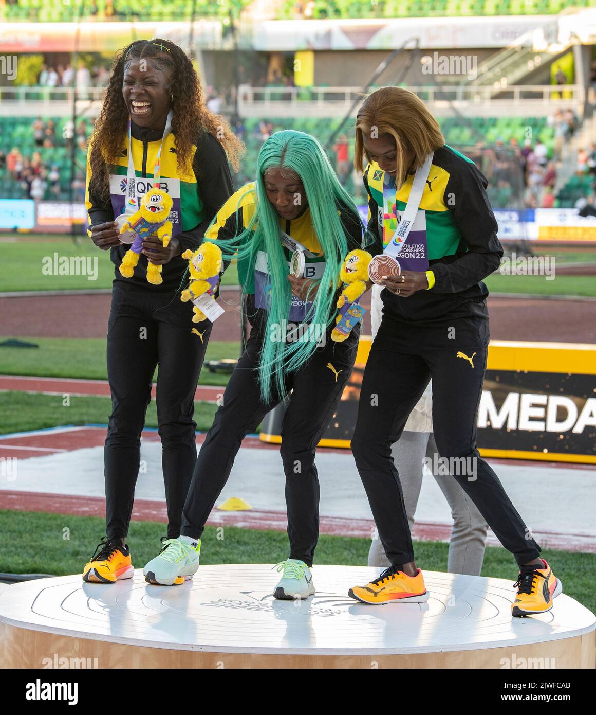 Shelly ann fraser elaine thompson Banque de photographies et d’images à ...
