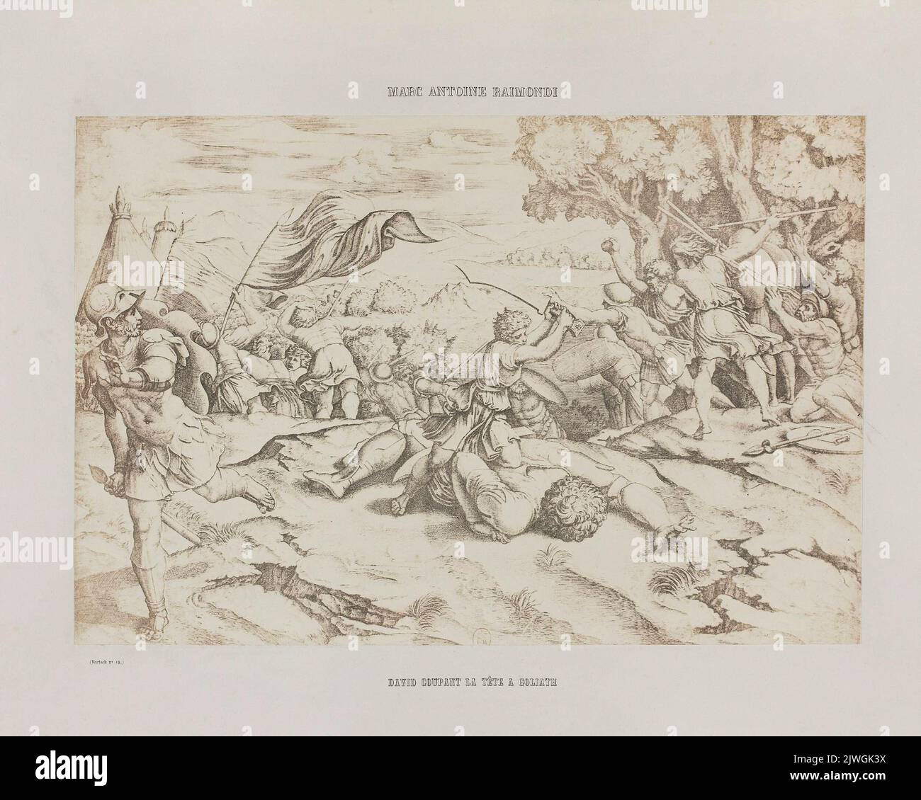 Photographie imprimée: Marcantonio Raimondi (c. 1470 ou 1482 - 1527 ou ...