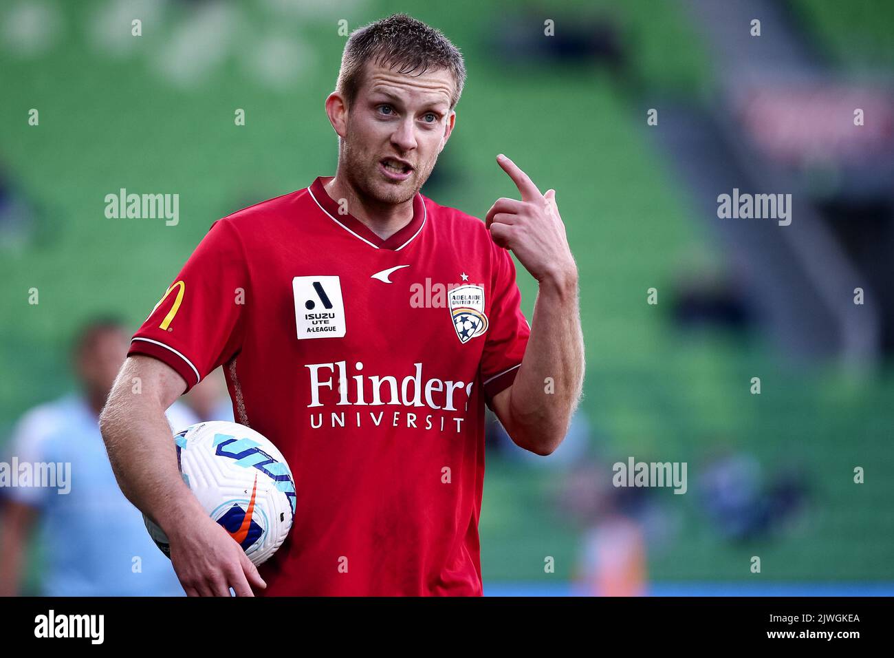 MELBOURNE, AUSTRALIE - 22 MAI : Ryan Kitto, d'Adélaïde, s'est Uni lors ...