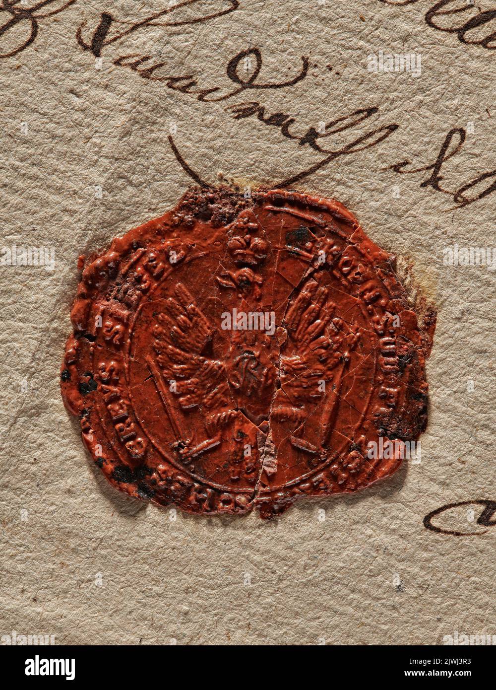Sceaux avec un blason Banque de photographies et d’images à haute ...