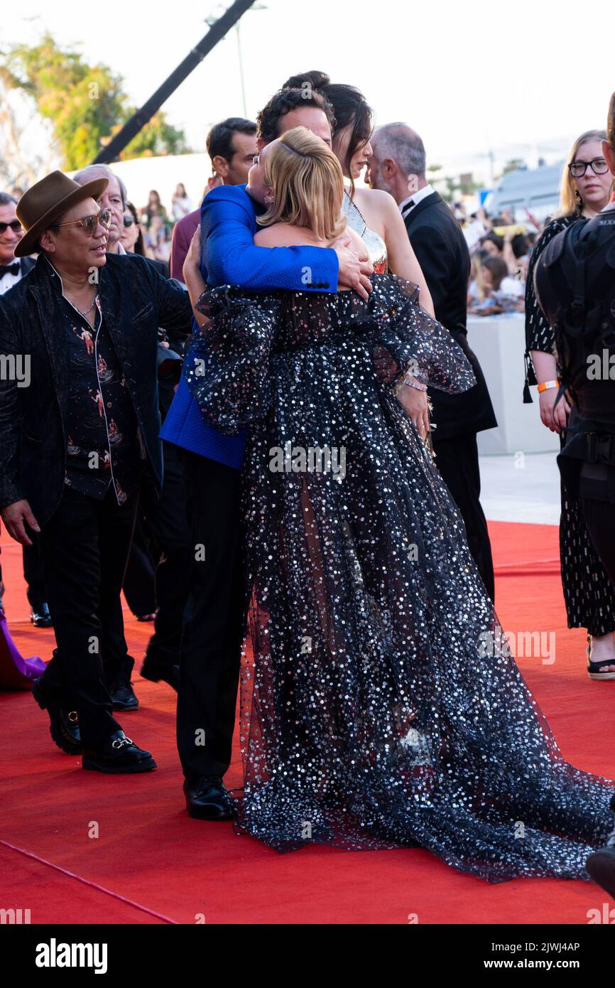 Venise, Italie, 05/09/2022, Nick Kroll , Florence Pugh 79th Festival du film de Venise tapis ...