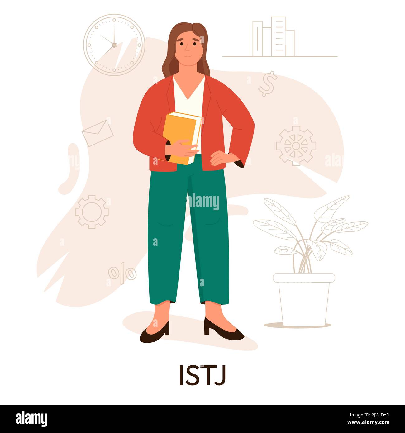 Concept des types de personnes MBTI. Socionics mbti. Test de ...