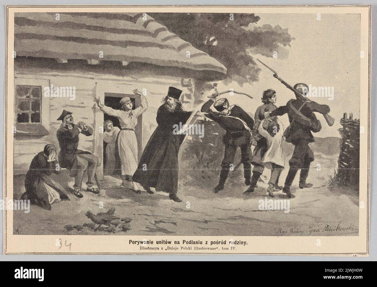 Reproduction d'un tableau: Waltery Eljasz Radzikowski (1841-1905), des ...