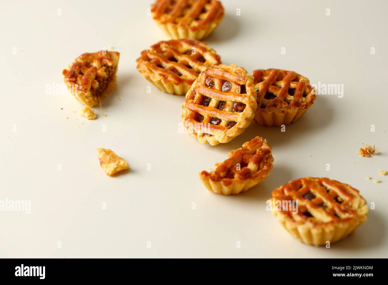 Ananas Pie ou Nastar Keranjang, populaire comme Ananas Tart. Tarte aux ...