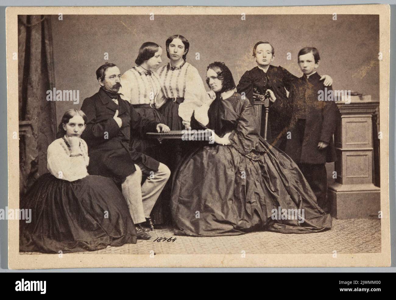 Portrait de la famille Morawski - Kajetan et Józefa de la famille ...