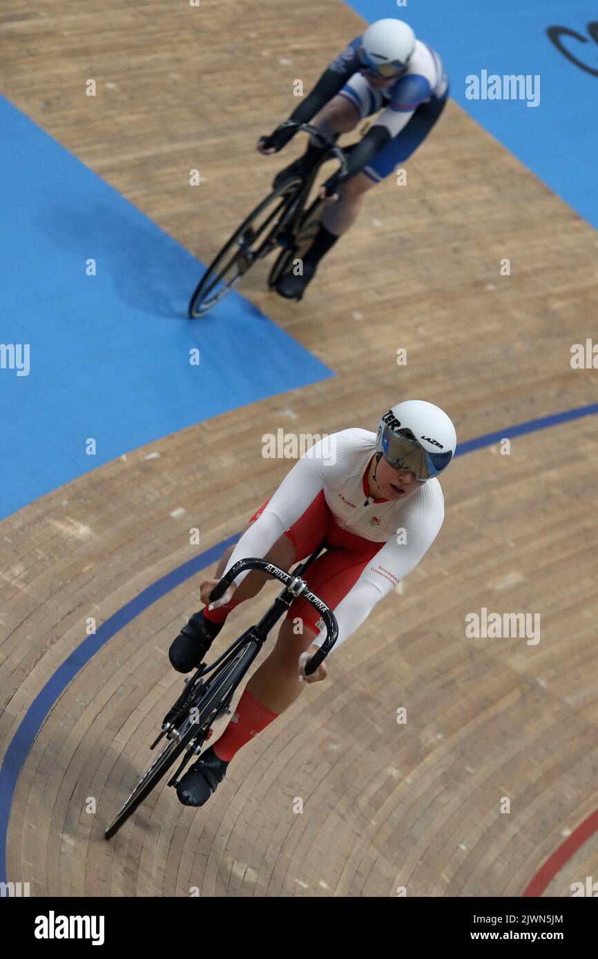 Sophie CAPEWELL d'Angleterre dans le cyclisme féminin Sprint aux Jeux ...