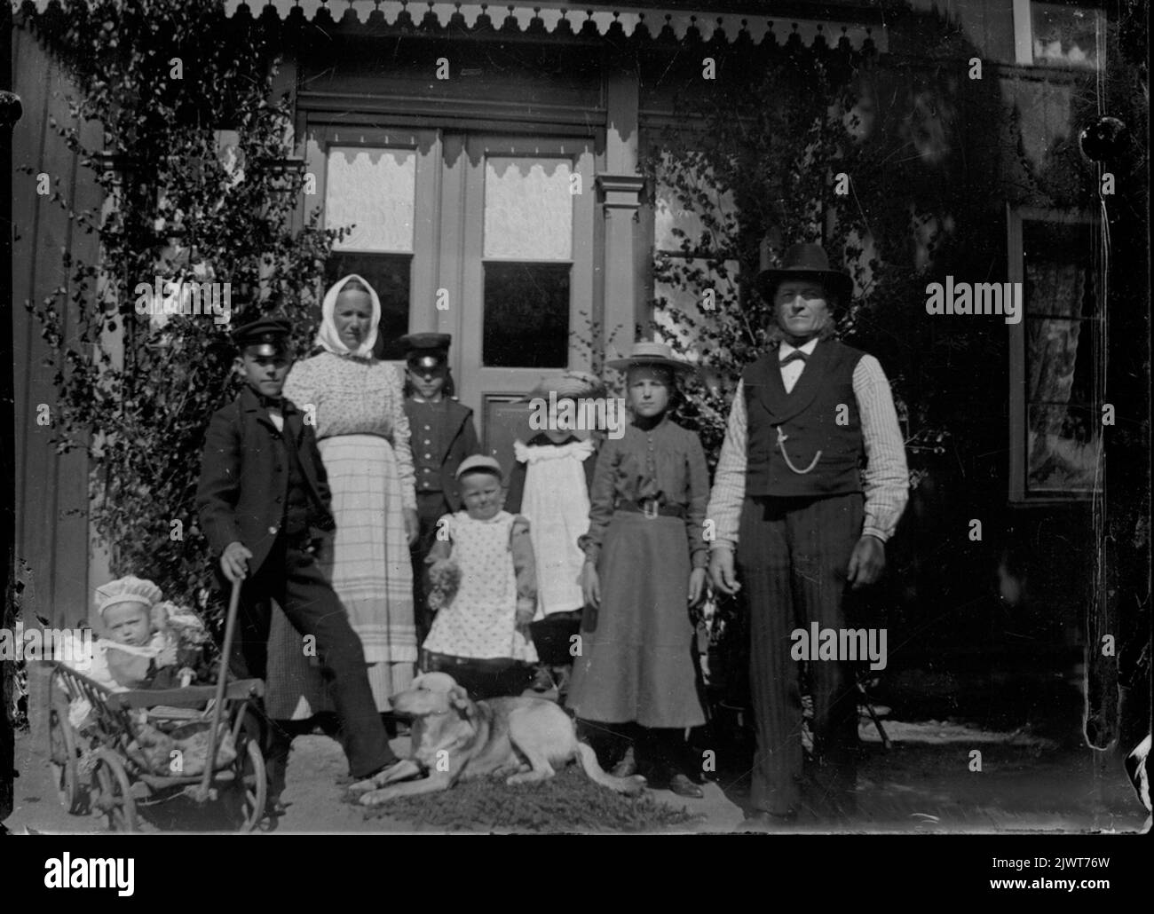 Une photo de Hemlinggrind, la ferme où Anna Larsdotter Olsson, la mère ...