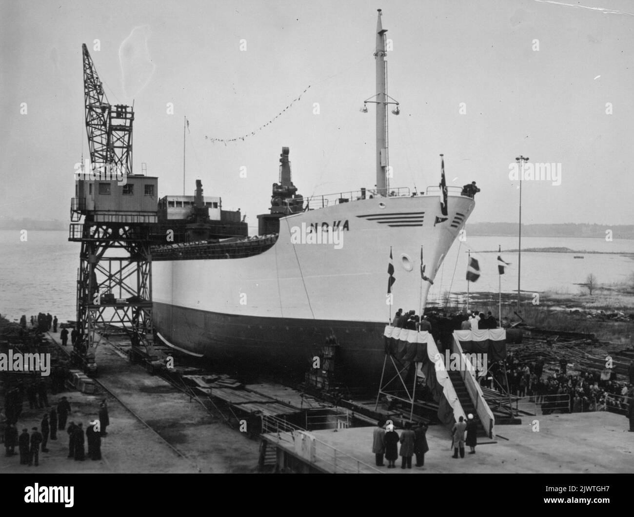 M/S Nova construit en 1963, au chantier naval de Gävle. M/S Nova bygggd år 1963, vid Gävle Varv ...