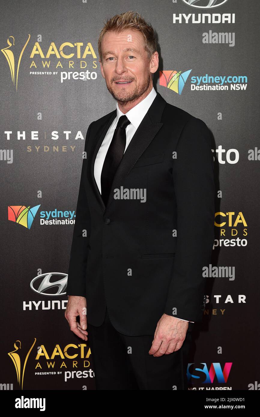L'acteur australien Richard Roxburgh arrive à la cérémonie des AACTA ...