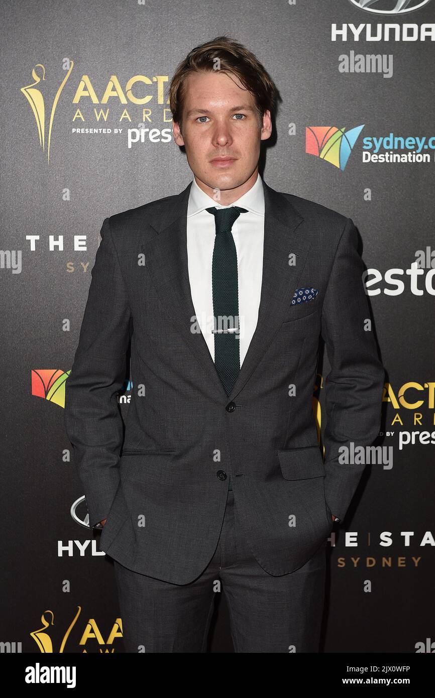 Alex Williams arrive à la cérémonie des prix de l'AACTA 5th à Sydney ...