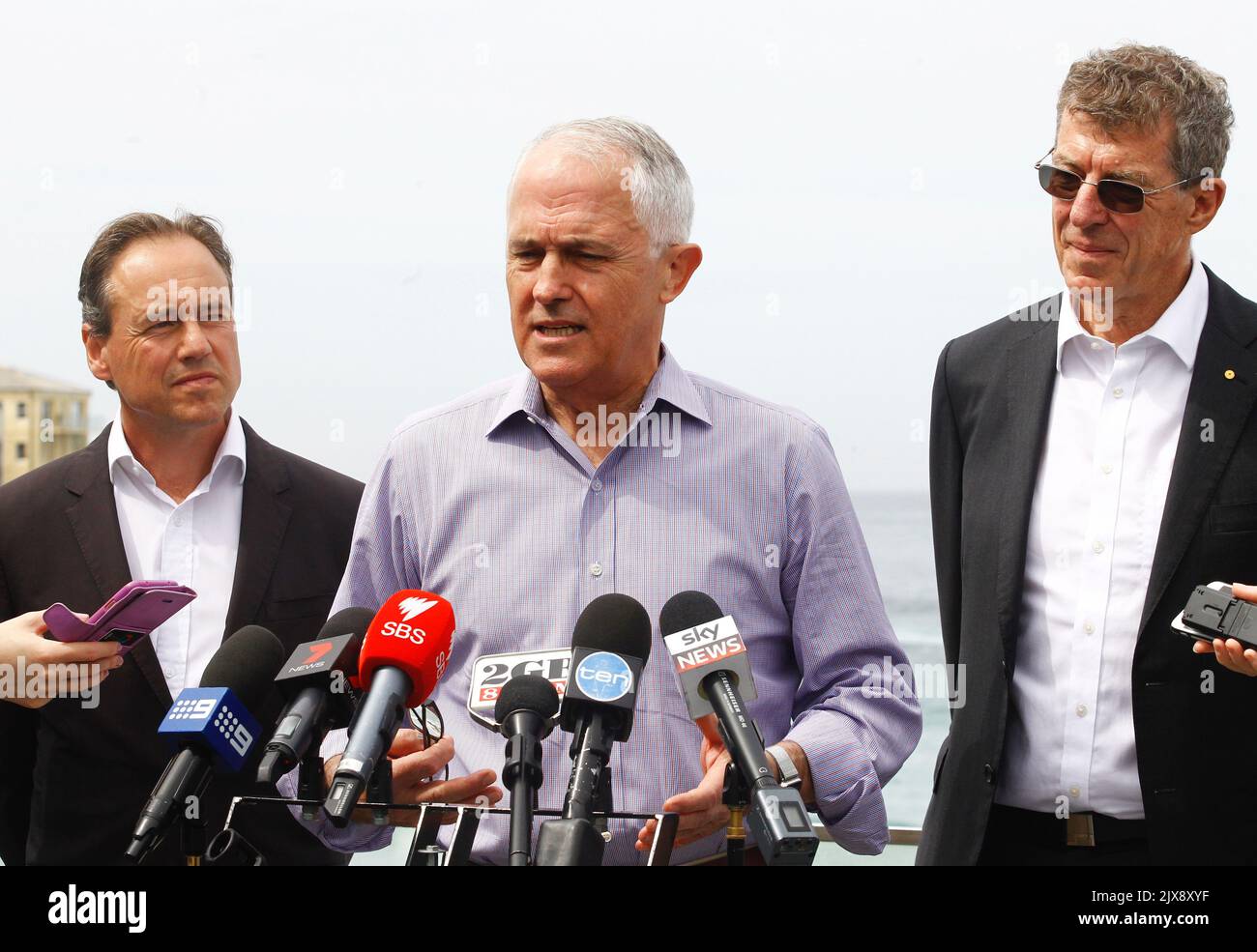 Le premier ministre australien Malcolm Turnbull, ministre de la Santé l ...