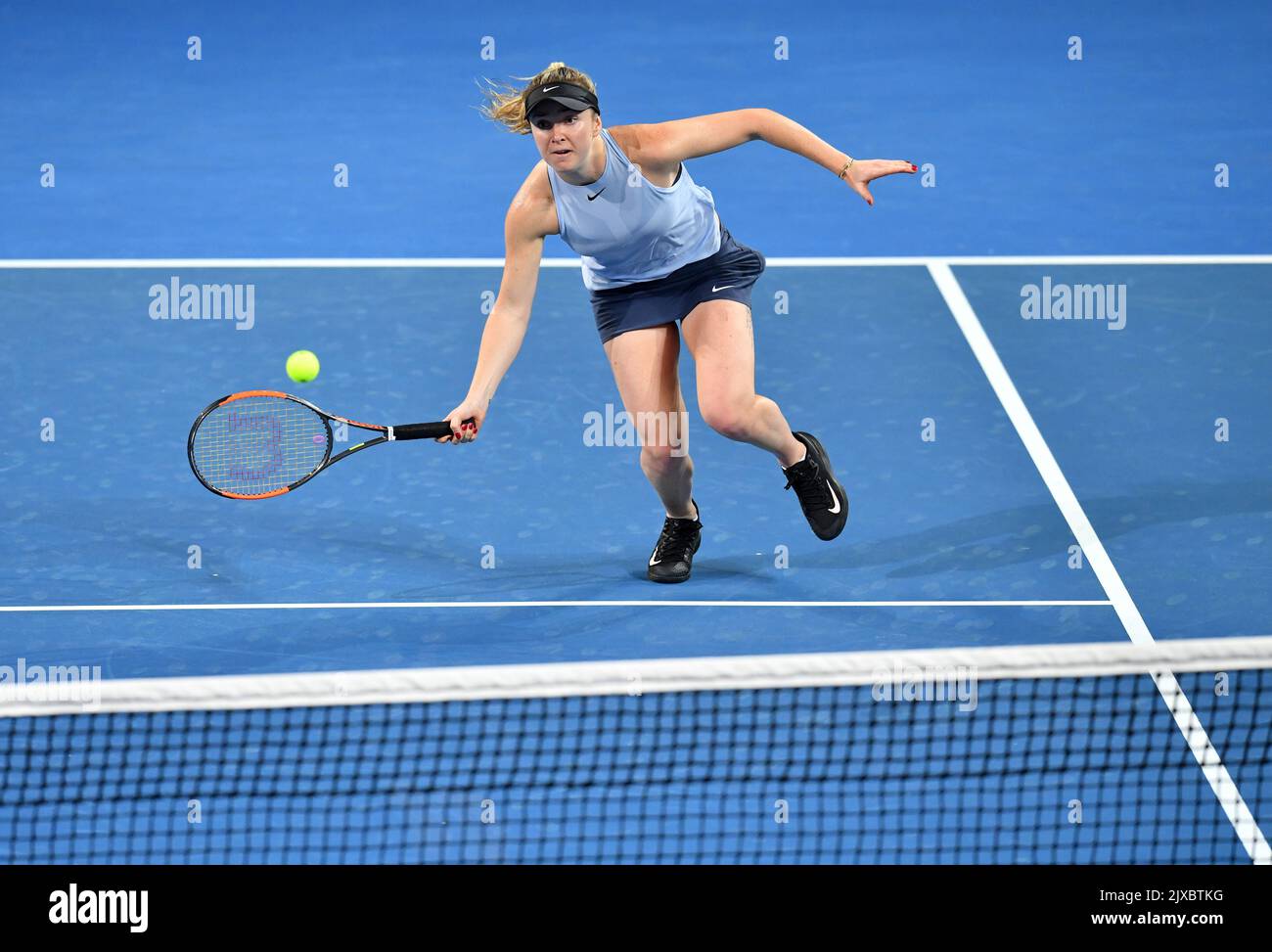 Elina Svitolina, de l'Ukraine, en action contre Karolina Pliskova, de ...