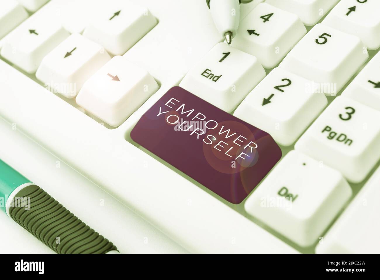 Texte montrant l'inspiration Empower Yourselfprendre le contrôle de la ...