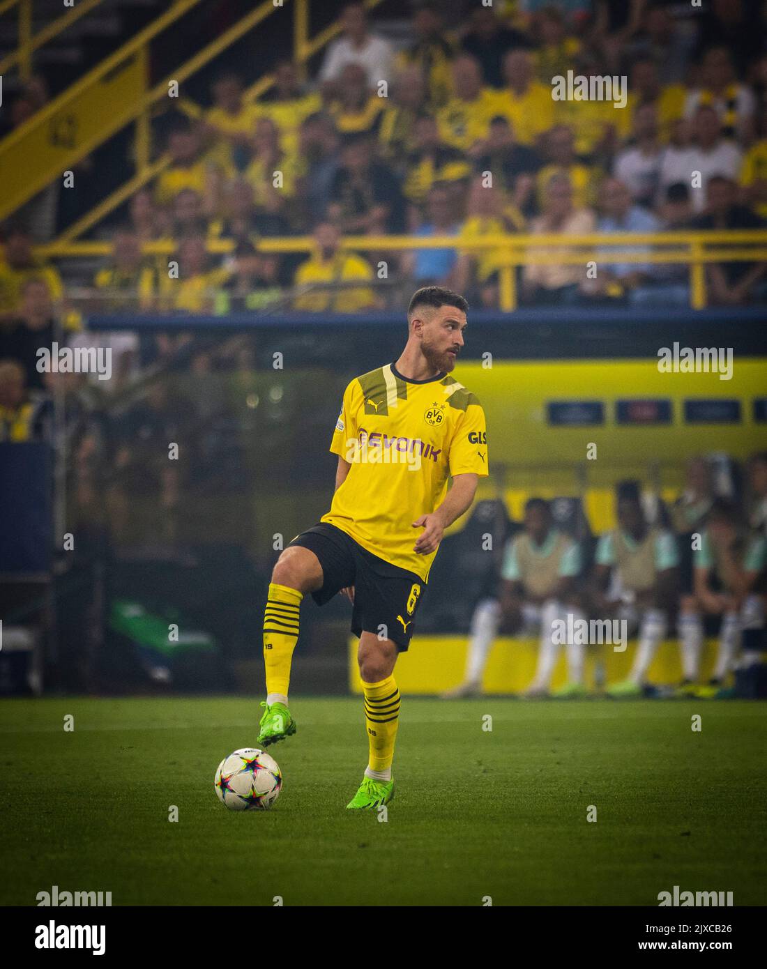 Salih Özcan (BVB) Borussia Dortmund - FC Kopenhagen 06.09.2022 ...