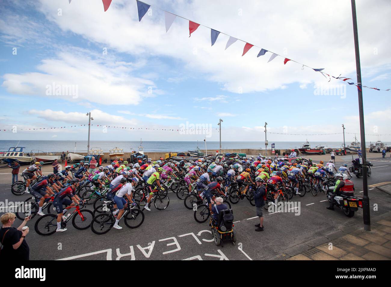 Esplanade de redcar Banque de photographies et d’images à haute ...