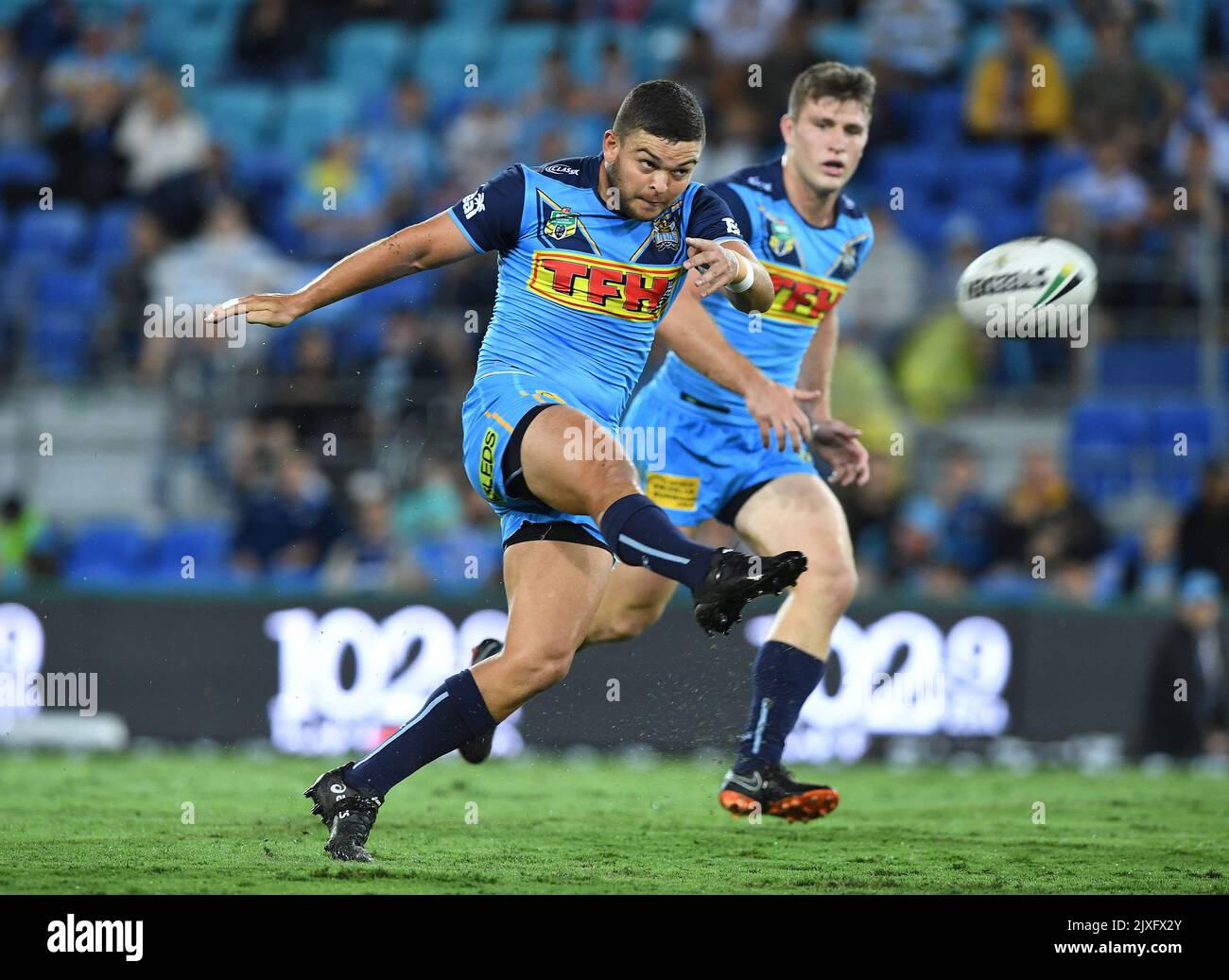 Ashley Taylor des Titans lors du match de la série 8 entre les titans ...