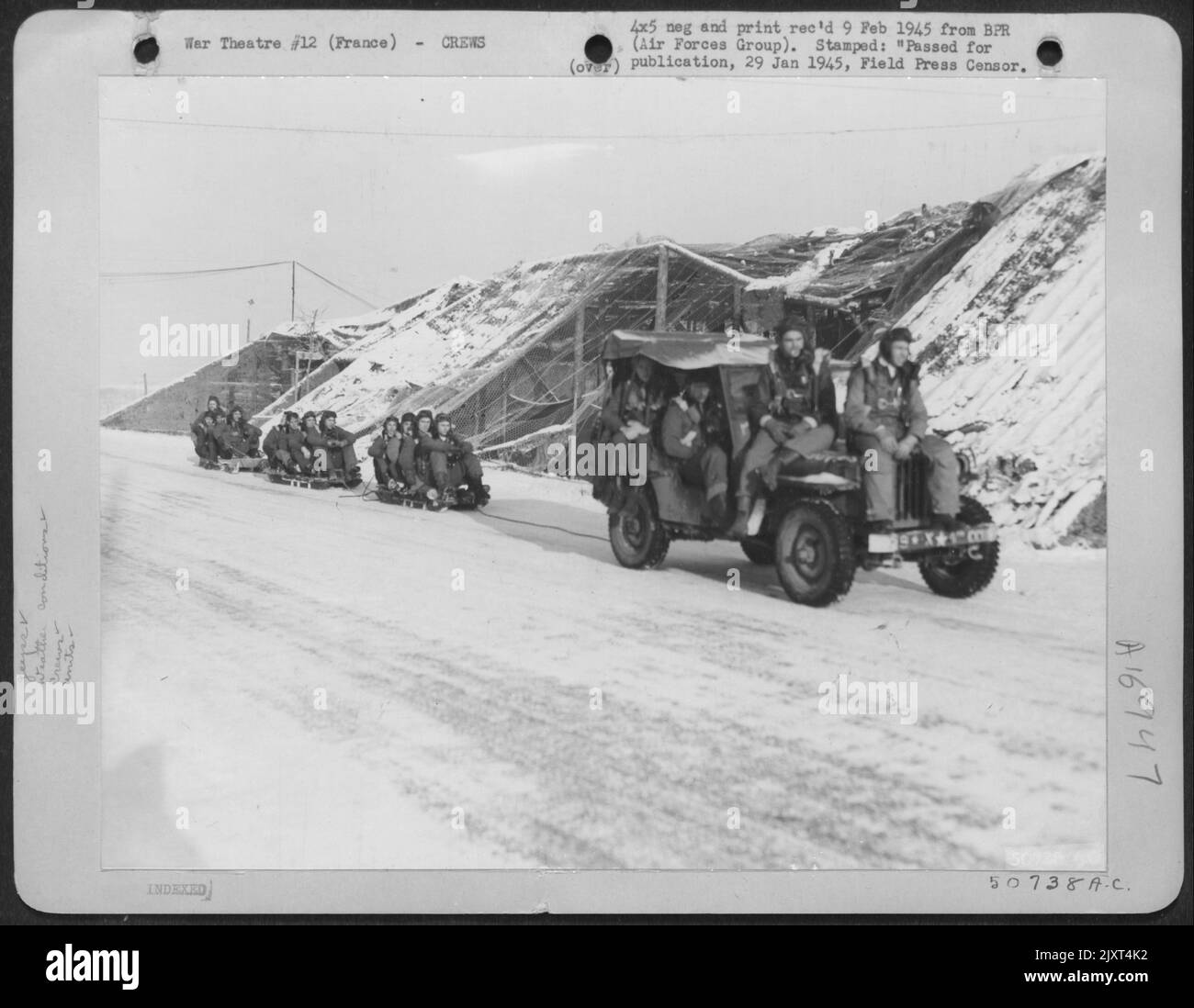 Neuvième force aérienne Lockheed P-38 les pilotes de chasseurs ...