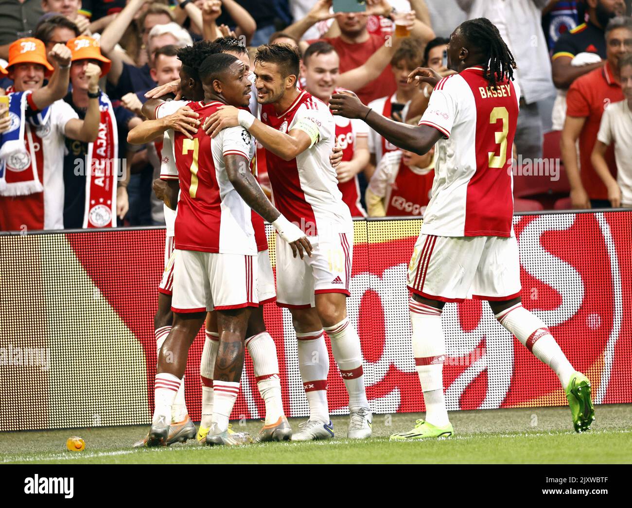 Amsterdam, pays-Bas. 07th septembre 2022. AMSTERDAM - (lr) Steven Bergwijn d'Ajax, Steven ...