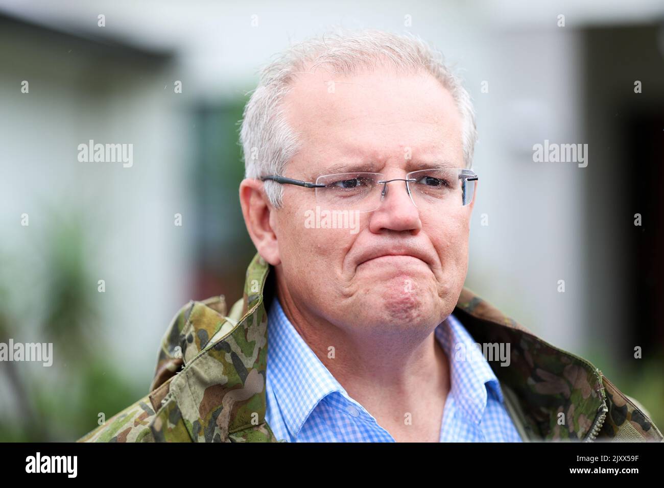 Le premier ministre Scott Morrison visite les zones touchées par les ...