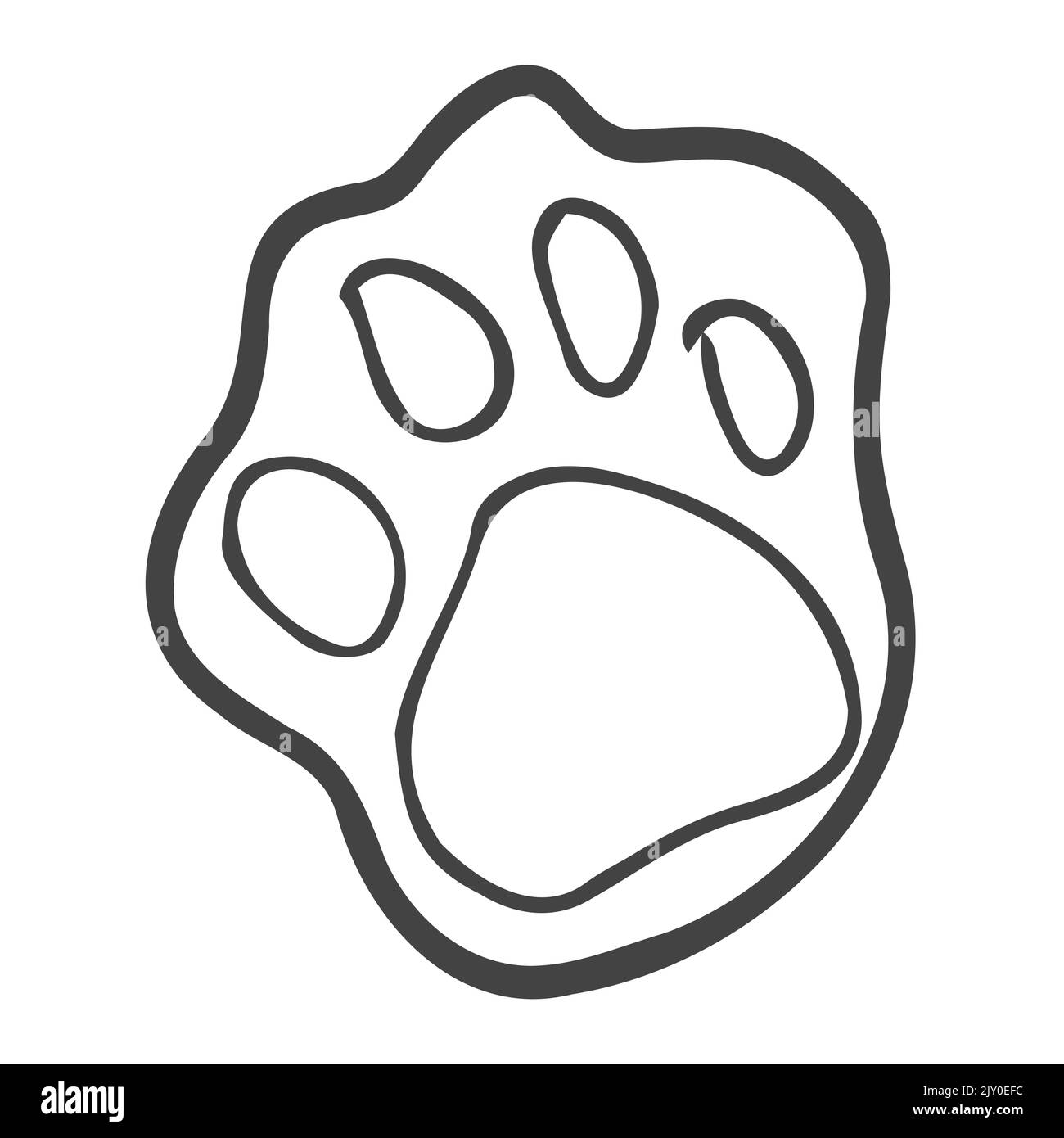 Le chat marche Banque d'images vectorielles - Alamy