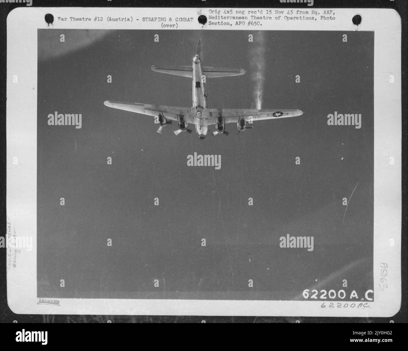 Boeing B-17 « Forteresse volante » de l'armée de l'air de 15th avec ...