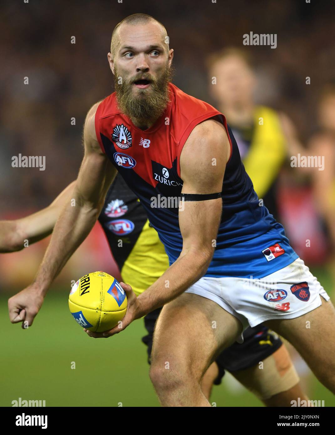Le Max Gawn des démons est vu en action pendant le match de la série 6 ...