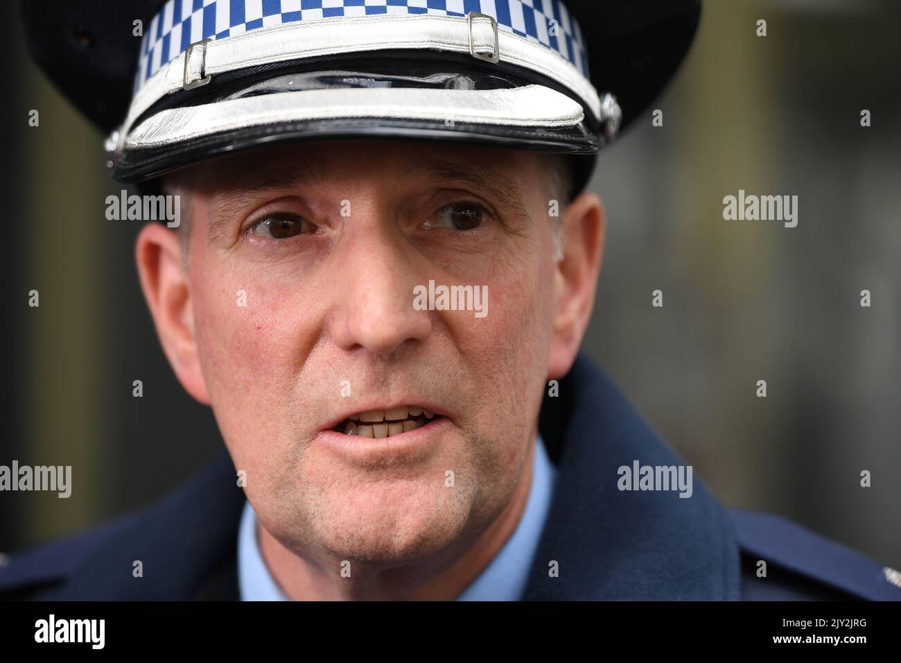 Le surintendant de la police de Nouvelle-Galles du Sud, Brad Hodder ...