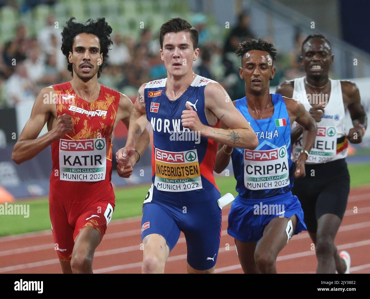 CRIPPA Yemaneberhan d'Italie , INGEBRIGTSEN Jakob de Norvège et KATIR ...