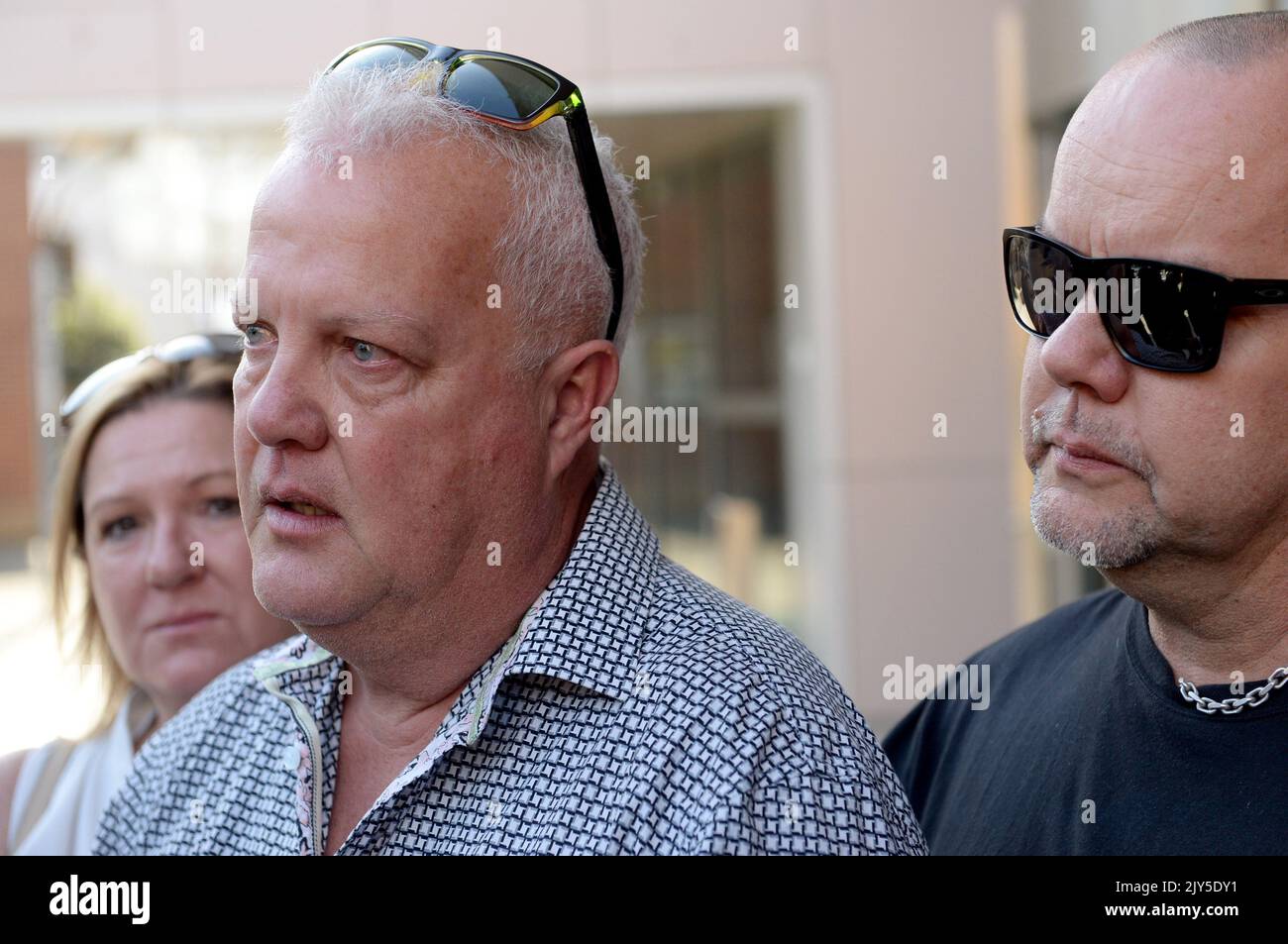 Darren Bullock, l'époux de Julie Bullock et père de leur fils Hudson ...