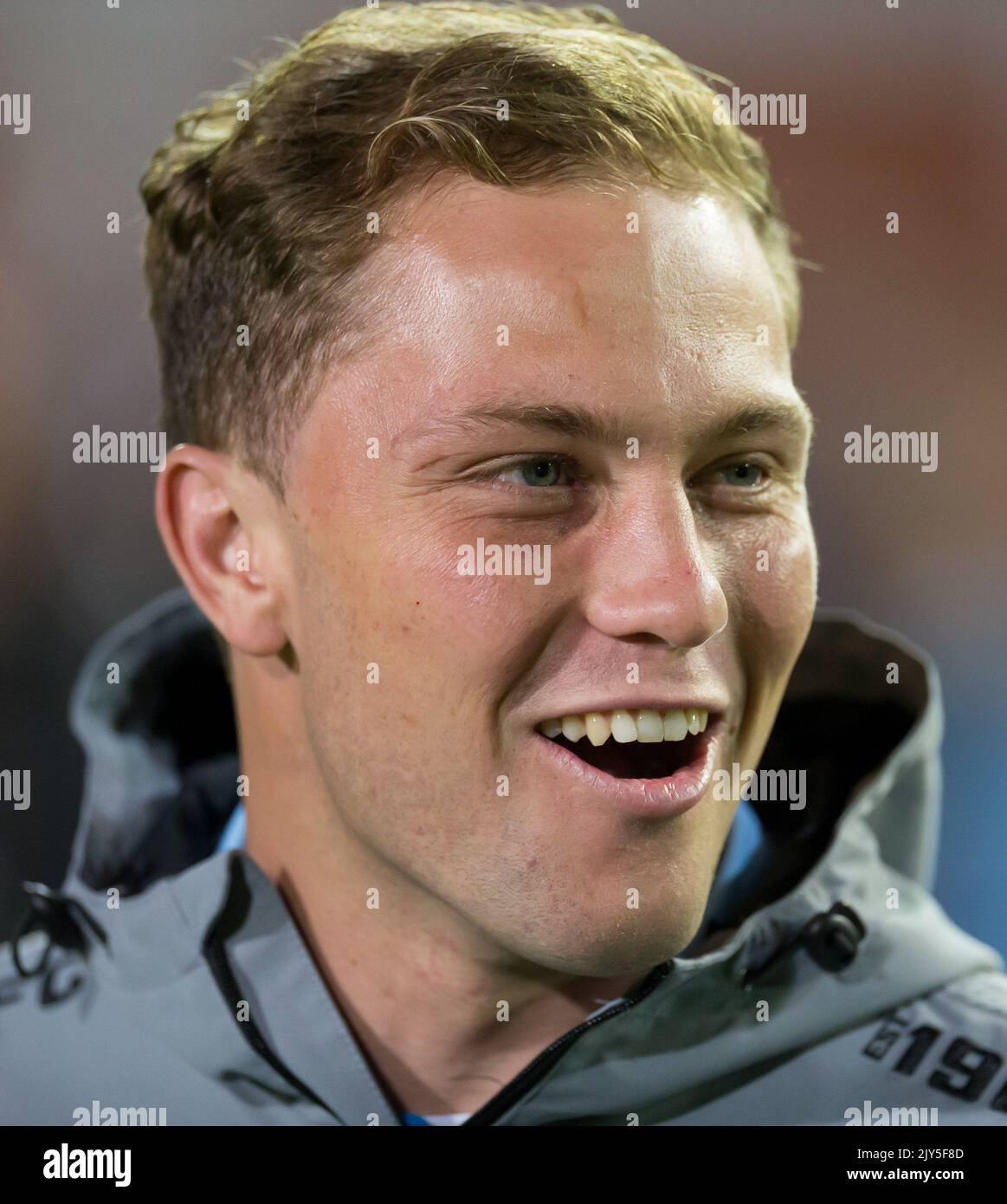 Matt Moylan blessé des requins lors de la première finale d'élimination ...