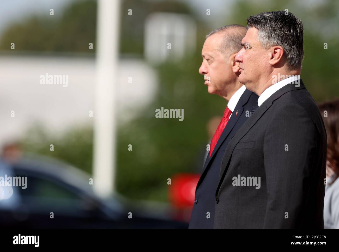 Zagreb, Croatie. 08th septembre 2022. Le Président croate Zoran ...