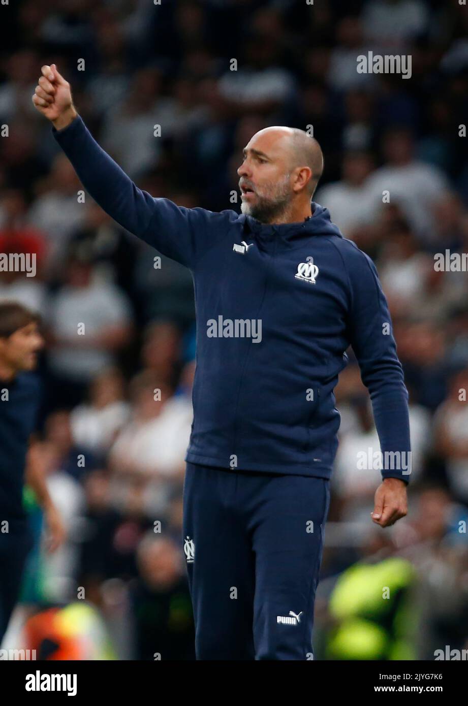 Igor Tudor entraîneur en chef de l'Olympique de Marseille lors du match ...