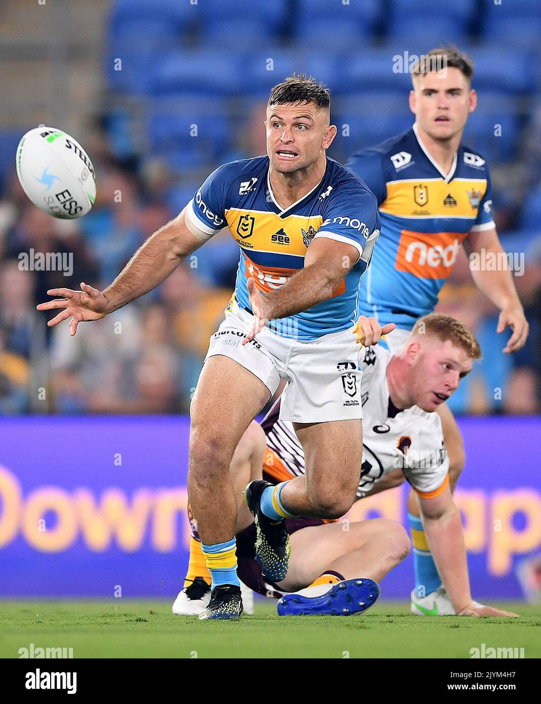 Mitch rein des Titans lors du match de la série 2 de la NRL entre les ...