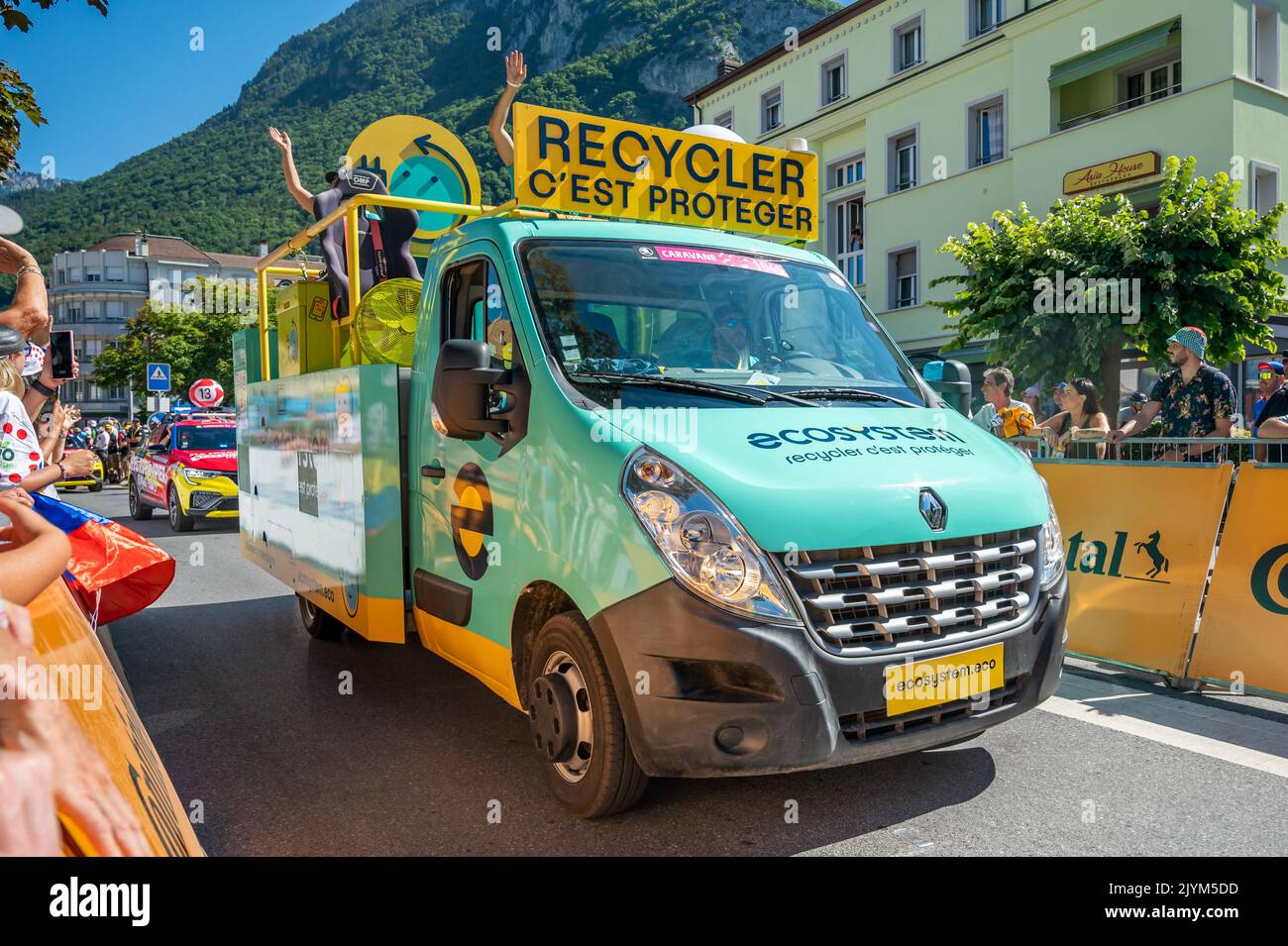 Aigle, canton du Valais, Suisse -10 juillet 2022 : passage d'une ...