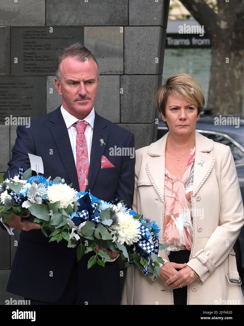 Les parents de Josh Prestney, Andrew et Belinda arrivent pour déposer ...