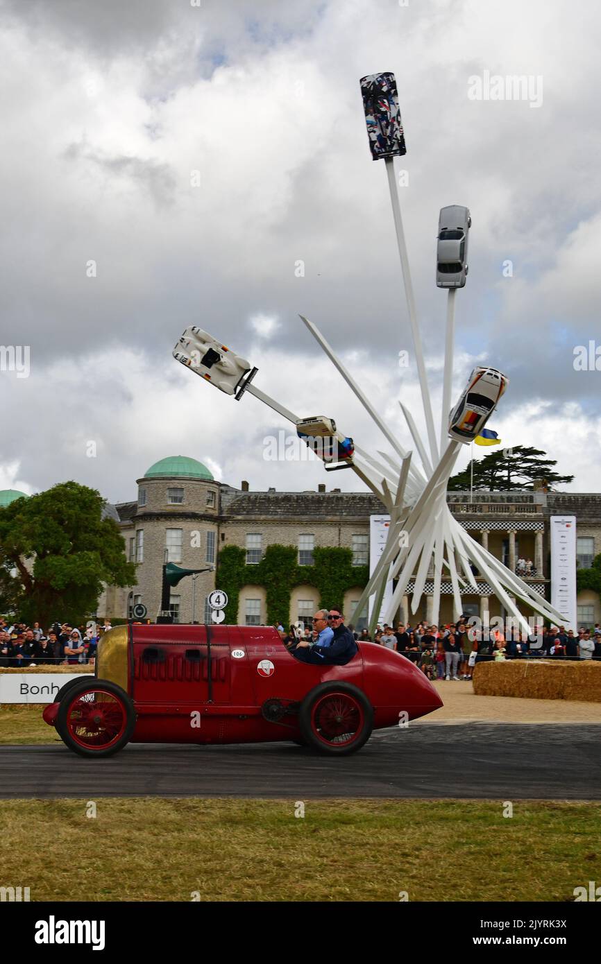Duncan Pittaway, FIAT S76, passant par Goodwood House, Pioneers, datant ...