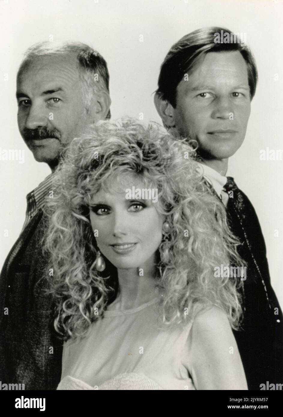 L'actrice Morgan Fairchild, les acteurs Armin Mueller-Stahl et Michael ...
